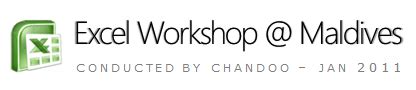Excel Workshop Maldives Details Registration Chandoo Org Learn Excel Power BI