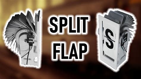How A Split Flap Works And How To Make One Yourself