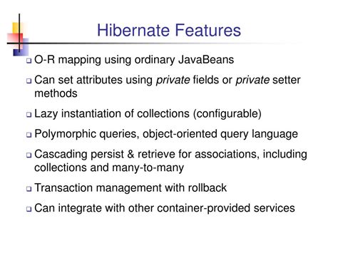 Ppt Object Persistence Using Hibernate Powerpoint Presentation Free
