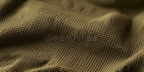A Heavy Duty Ripstop Fabric Texture Background In Tactical Khaki The