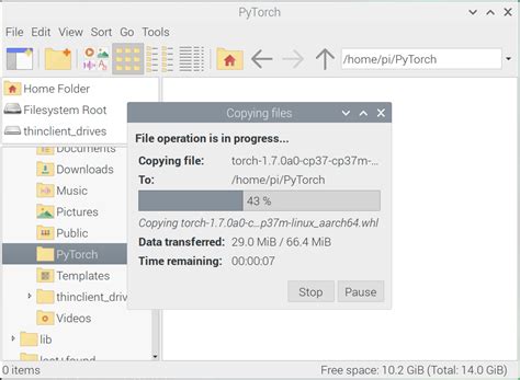 Raspberry Pi Pytorch Installation Notes