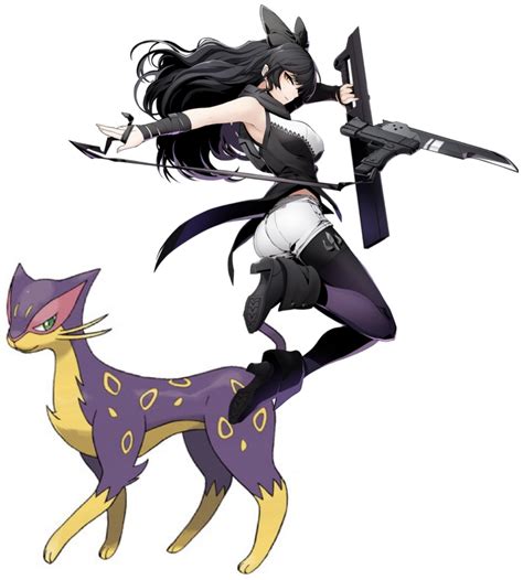 Rwby X Pokemon Blake And Liepard By Gokaisliver6 On Deviantart