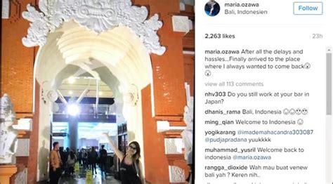 Mantan Bintang Porno Maria Ozawa Sambangi Bali - ShowBiz Liputan6.com