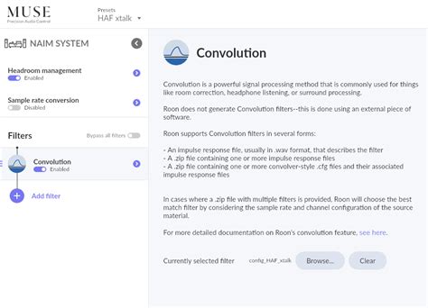 Convolution Filters Dsp Roon Labs Community