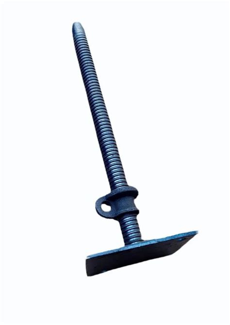 Mild Steel Rectangular Scaffolding Base Jack Dimension 120 X 120 X5 Mm L X W X H At ₹ 70 Kg