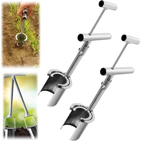 Bulb Planter Tool Plant And Fruit Tree Seedling Transplanter Carbon Steel Seed Planting Tools