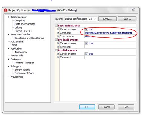 Delphi Play A Sound On Compile Stack Overflow