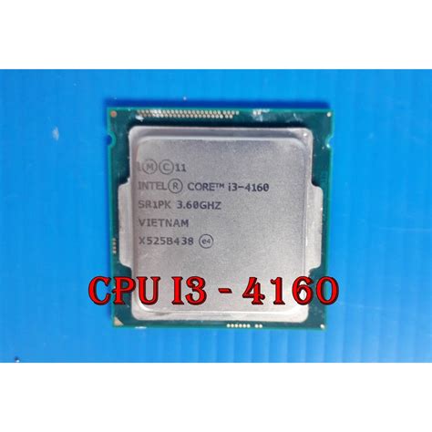 Cpu ซีพียู Intel Core I3 4160 3 7 Ghz Lga 1150 สินค้ามือสอง รับประกันยาว 1 เดือน