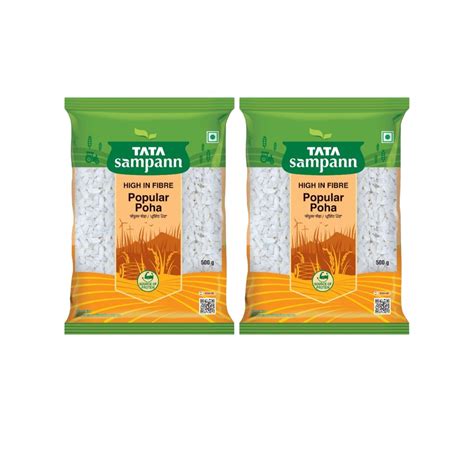 Tata Sampann High In Fibre Popular Thick Poha Price Buy Online At