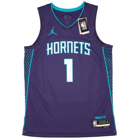 2022 24 Charlotte Hornets Ball 1 Jordan Swingman Alternate Jersey L