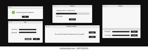 Modern Operating Systems Window Blue Purple Stock Vector Royalty Free 2497532433 Shutterstock