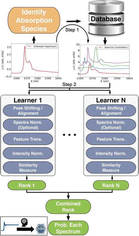 Workflow Schema Of The Ensemble Learned Spectra Identification Elsie