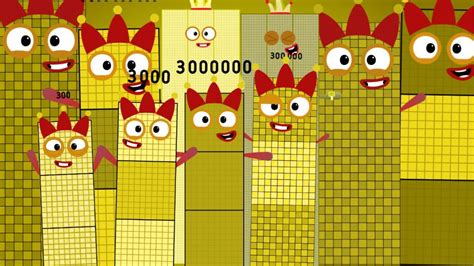 Numberblocks Band From 300 3 Million 3 Trillion Numberblocks