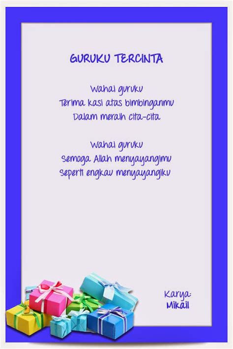 Kado Hari Guru Bagian 4 Mading Sdit Arj