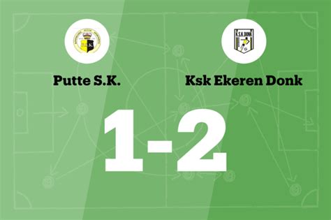 Putte Sk Verliest Thuis Met Een Doelpunt Verschil Van Ekeren Donk Oozo Nl