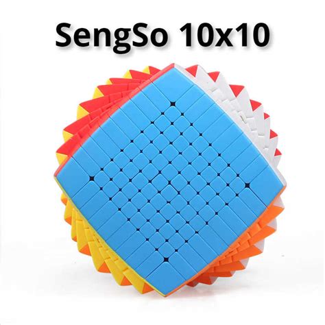 [picube] Sengso 10x10 Magic Puzzle Cube Professional Shengshou 10x10x10 Pillowed Bread Cub X10