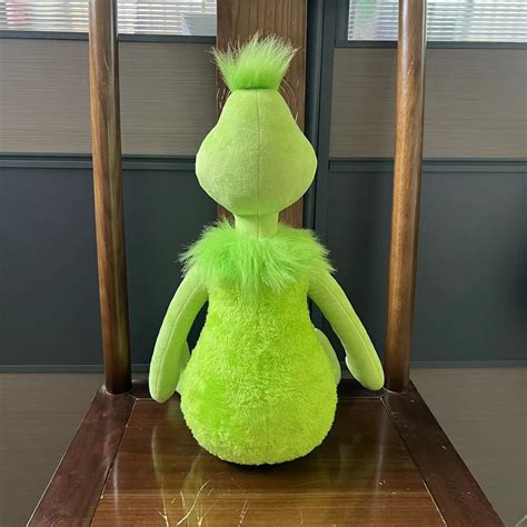 跨境热销热转印圣诞怪杰毛绒玩具grinch绿毛怪格林奇动漫卡通公仔 阿里巴巴
