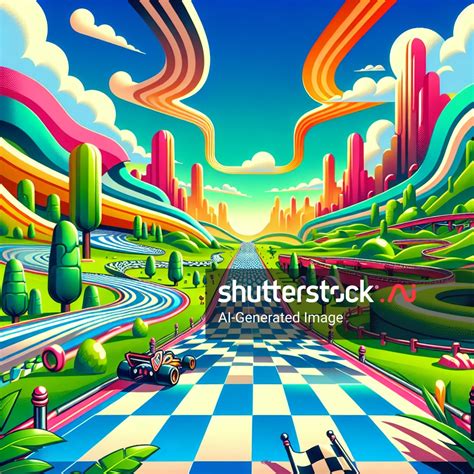 Sonic Style Background Ai Generated Image 2464345331 Shutterstock