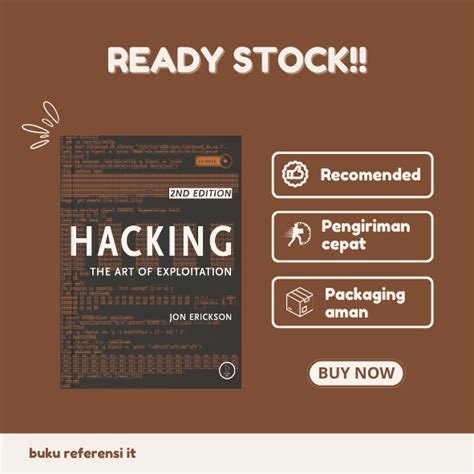Jual Jon Erickson Hacking The Art Of Exploitation 2nd Edition