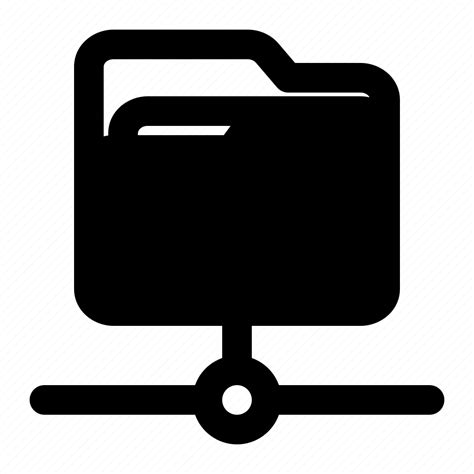 data storage folder lan file network icon download on iconfinder