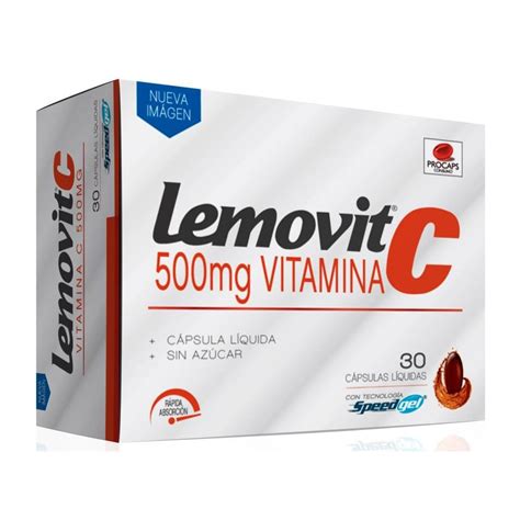 Lemovit C Caps Blagel 500 Mg X 30 Ortopédicos Futuro