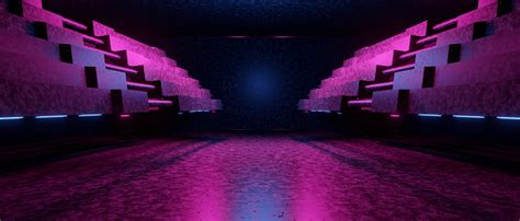 미래 지향적 인 지하 콘크리트 격납고 터널 차고 현실적인 배경 쇼룸 Sci Fi 미래 현대 그런 지 외계인 창고 복도 아스팔트 어두운 조명 깊은 회색 추상 배경 배경 화면