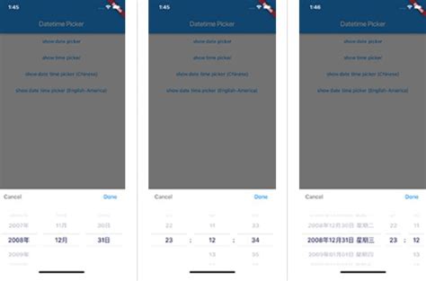 A Flutter Date Time Picker Inspired By Flutter Cupertino Date Picker