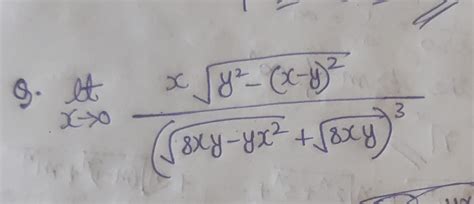 How To Solve This Limits Question Rcalculus
