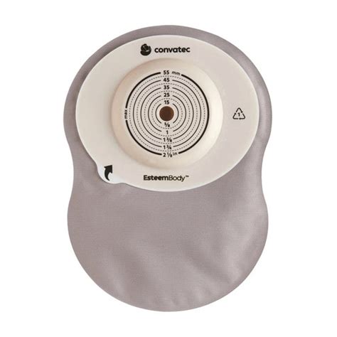 Convatec Esteembody Drainable Convex 1 Piece Ostomy Bag Cut To Fit