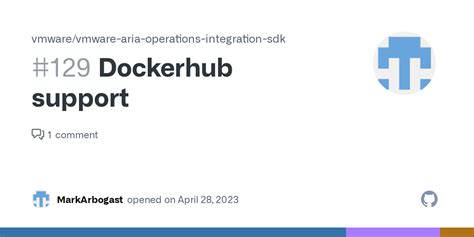 dockerhub support · issue 129 · vmware vmware aria operations