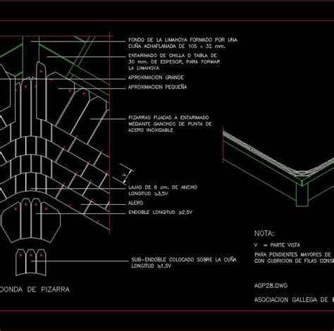 Covered With Slate Dwg Block For Autocad • Designs Cad