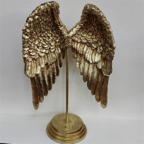 Decoratiune Aurie Aripi De Inger