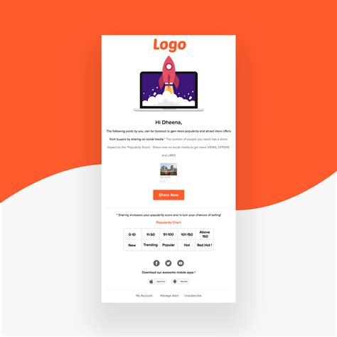 Email Template Ui Design On Behance