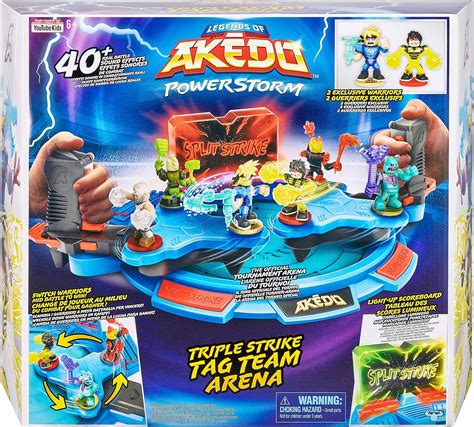 Legends Of Akedo Powerstorm Triple Strike Tag Team Arena With 40