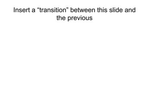 Powerpoint Exercises PPT