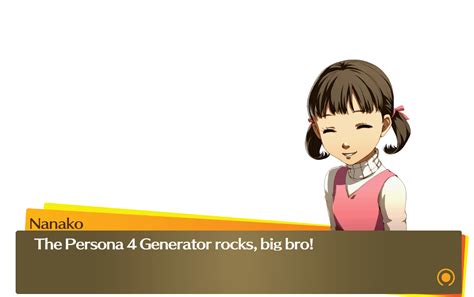 I Made A Persona 4 Dialogue Generator R Persona
