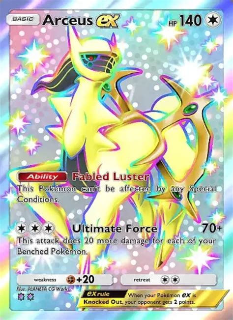 Arceus Ex B1 328 Pokemon Tcg Pocket Card Français