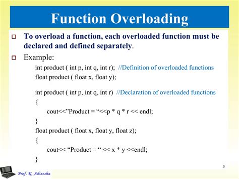 Function Overloading Ppt Pdf