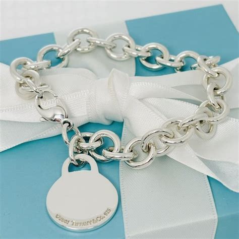 Tiffany And Co Jewelry 75 Tiffany Round Circle Tag Charm Bracelet