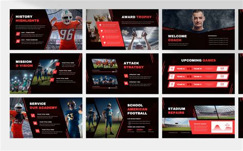 Football Team Presentation Template 372924 Templatemonster