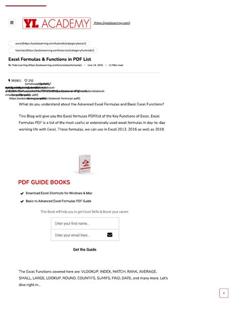 400 Formula Of Excle Pdf