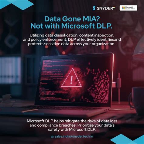 Snyder Tech India On Linkedin Dataprotection Microsoftdlp Datasecurity Cybersecurity…