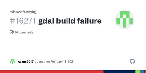 Gdal Build Failure Issue Microsoft Vcpkg GitHub