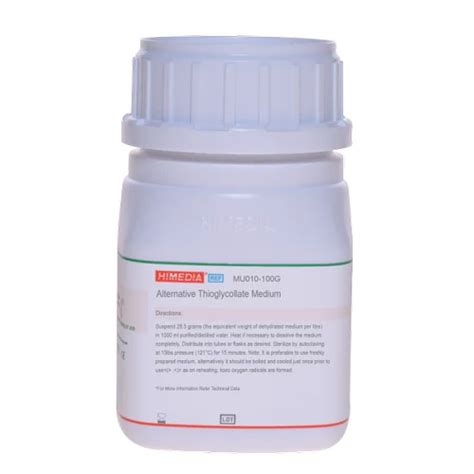 Mu010 Alternative Thioglycollate Medium At ₹ 1500 Kg Paonta Sahib Id 2854735220330