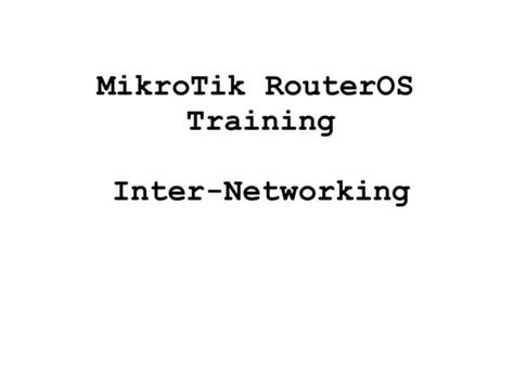mikro tik ros training internetworking pdf fitness and exercise