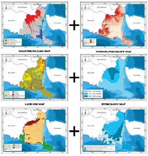 Maps For Overlaying Gis Analysis 2018 From Fig 2 The Six Maps That