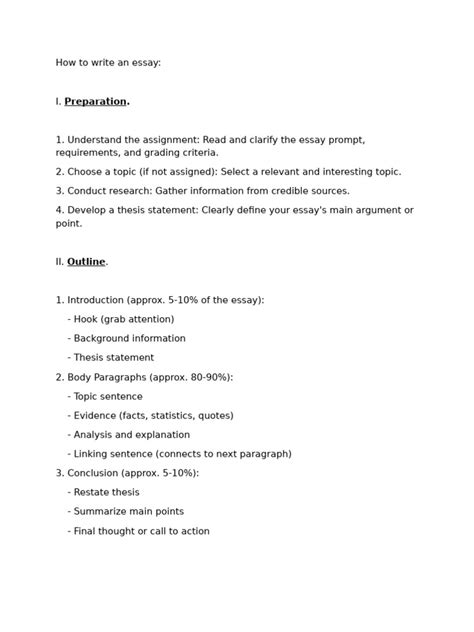 How To Write Essay Pdf