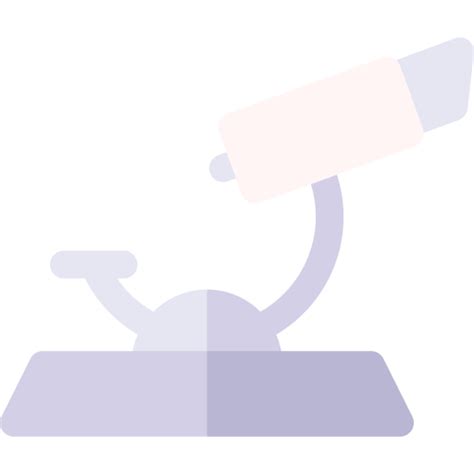 Microscope Basic Rounded Flat Icon