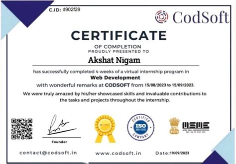 Akshat Nigam On Linkedin Codsoft Intenship Cip