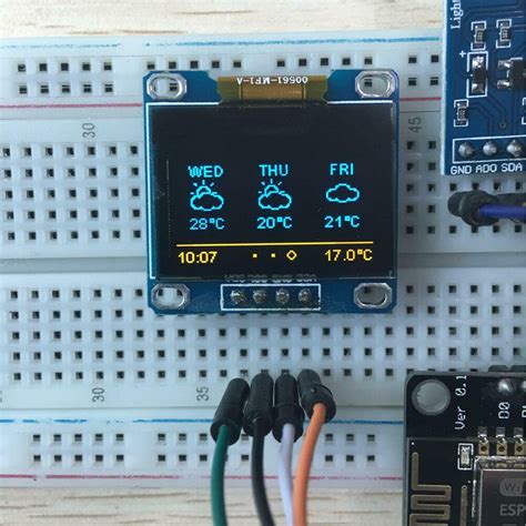 Esp8266 Weather Station Kit Temperature Humidity Ubuy India